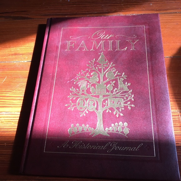 Office | Vintage Red Family Tree Journalunused | Poshmark